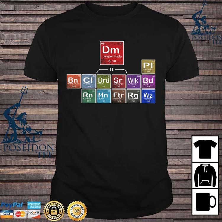 Periodic Table Of Dnd 12 Shirt, hoodie, tank top, sweater and long ...