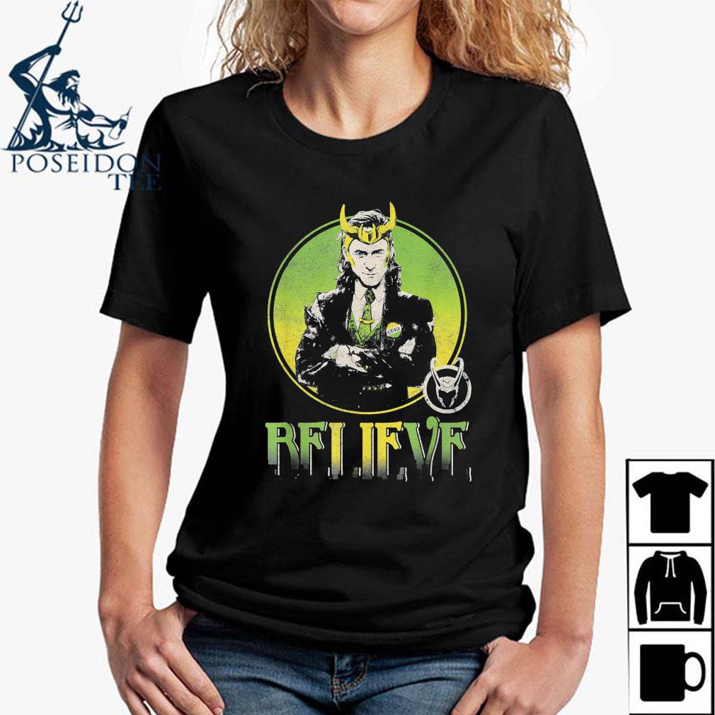 Marvel Loki BeLIEve Portrait V4 Shirt, hoodie, tank top, sweater and ...