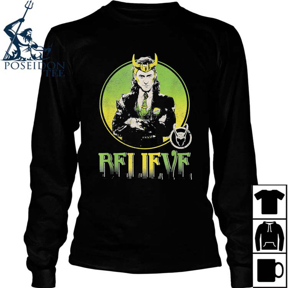 Marvel Loki BeLIEve Portrait V4 Shirt, hoodie, tank top, sweater and ...