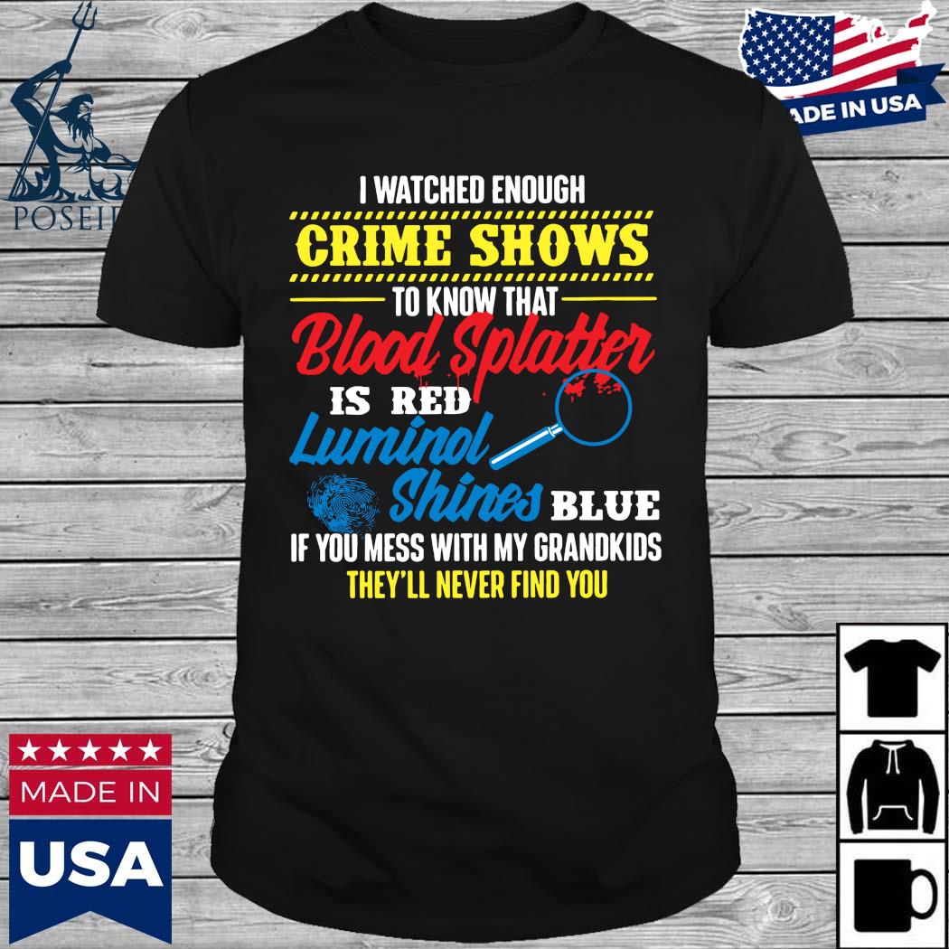 I Watched Enough Crime Shows To Know That Blood Splatter Is Red Luminol ...