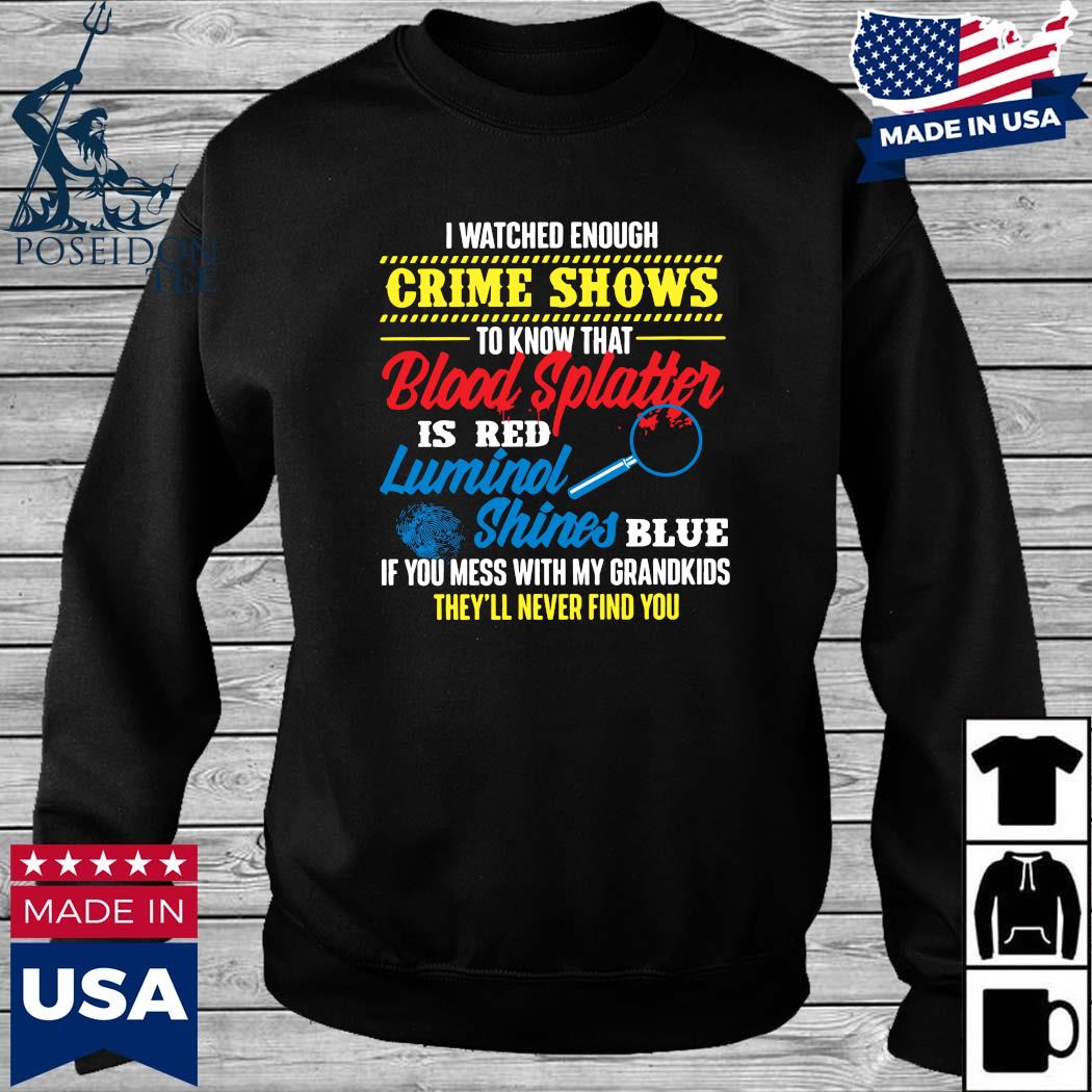 I Watched Enough Crime Shows To Know That Blood Splatter Is Red Luminol ...