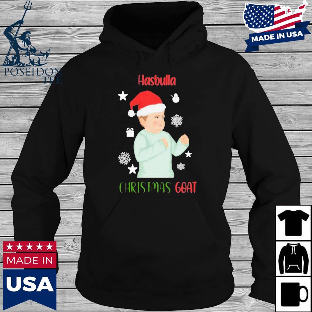 Santa Hasbulla Christmas Goat Shirt, hoodie, tank top, sweater and long ...
