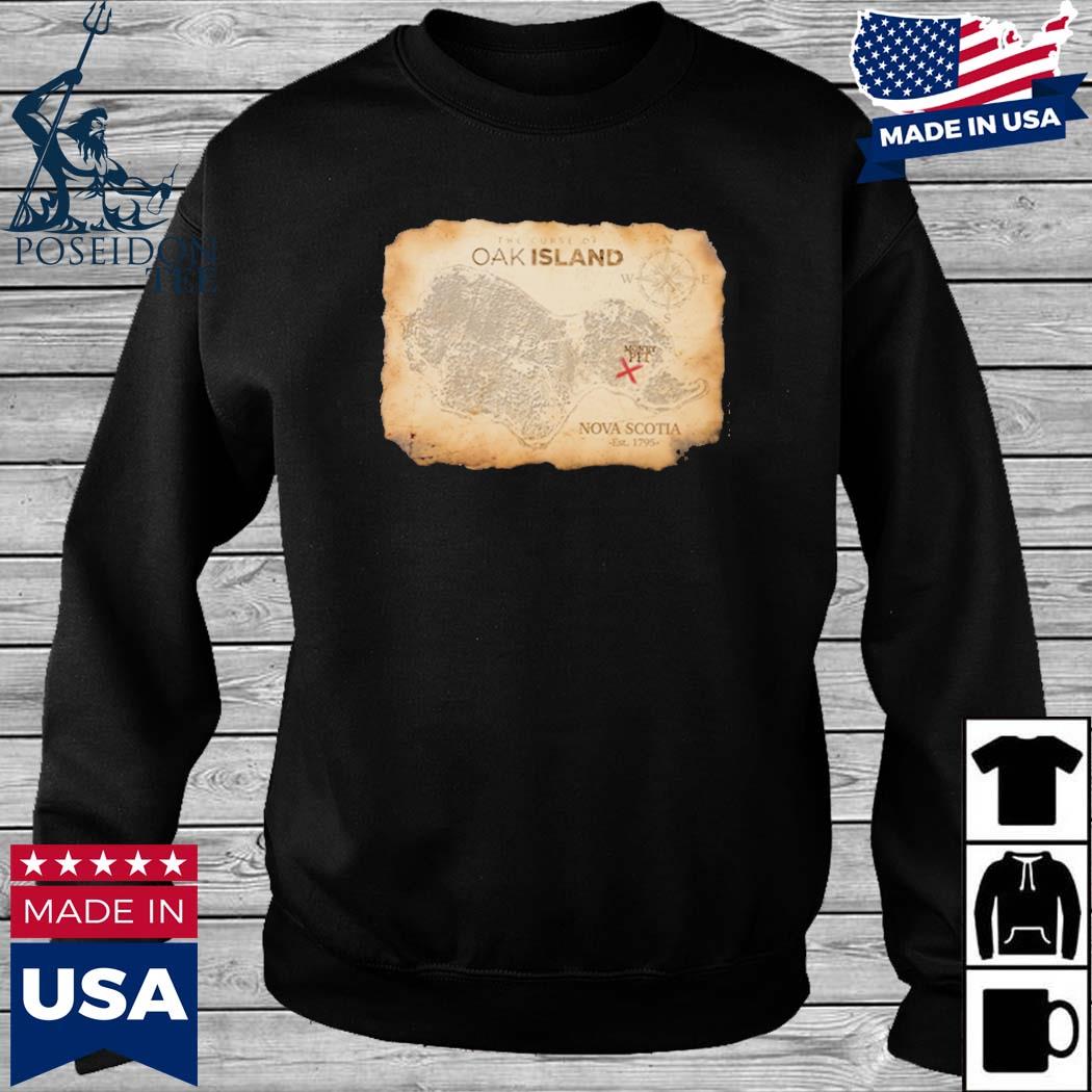 The Curse Of Oak Island Treasure Map Shirt, hoodie, tank top, sweater ...