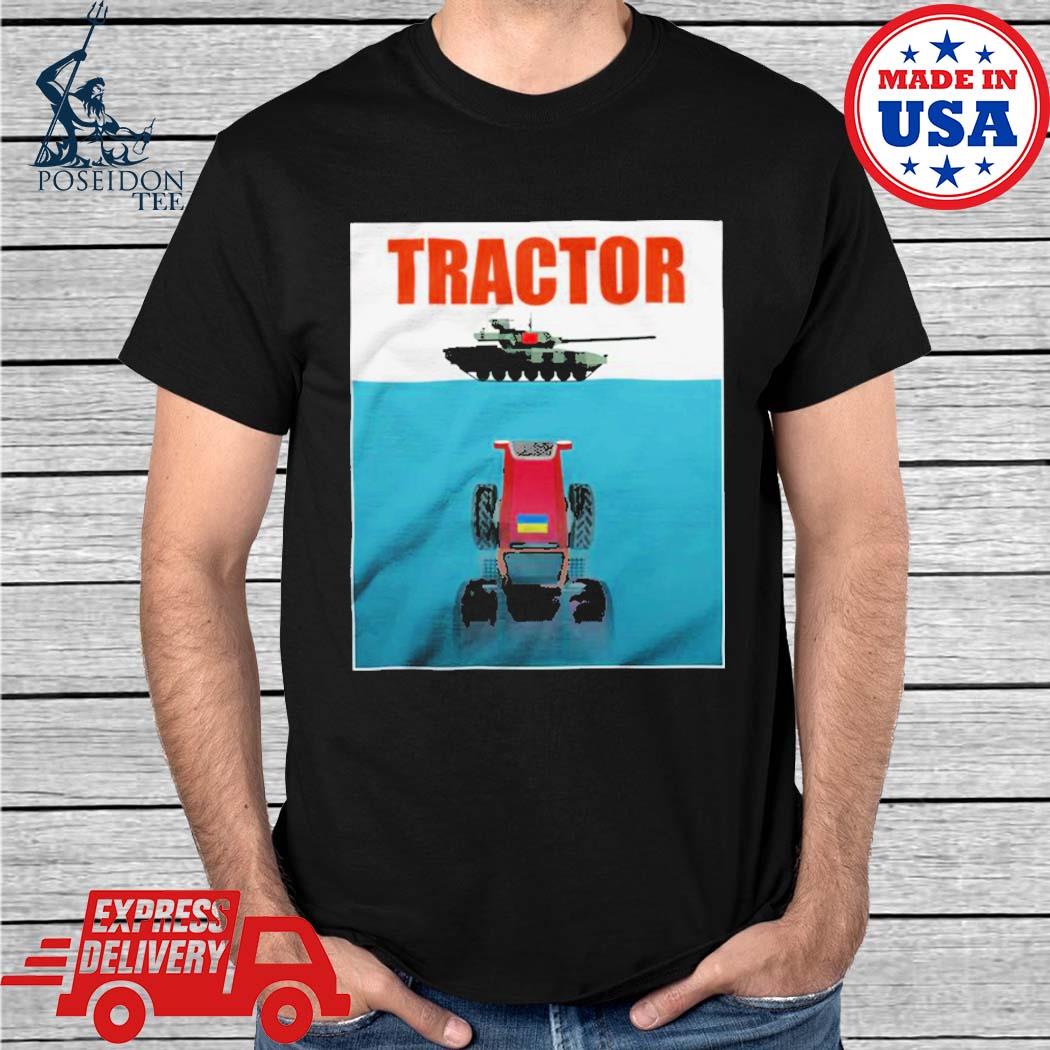 Jaws tractor pulling tank I stand with Ukraine shirt, hoodie, tank top ...