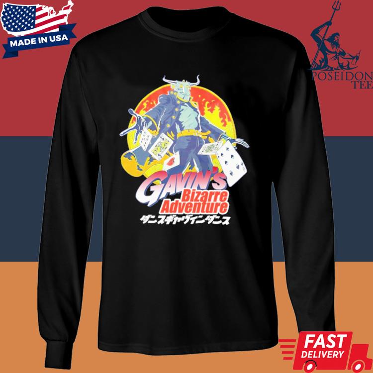 Official Gavin's Bizarre Adventure Shirt, hoodie, tank top, sweater and ...
