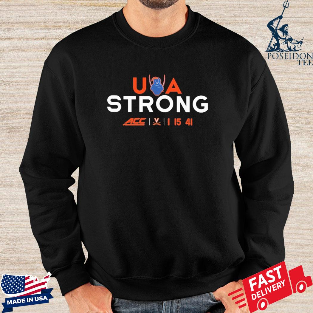Official Uva Strong 1 15 41 shirt, hoodie, tank top, sweater and long ...