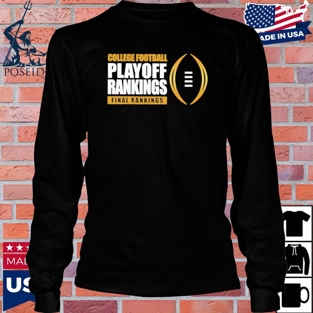 Official College Football playoff rankings final rankings T-shirt ...