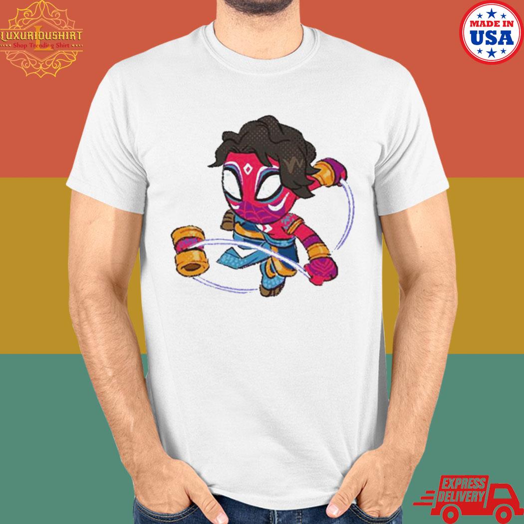 Official Pavitr prabhakar spider man across the spider verse art T ...