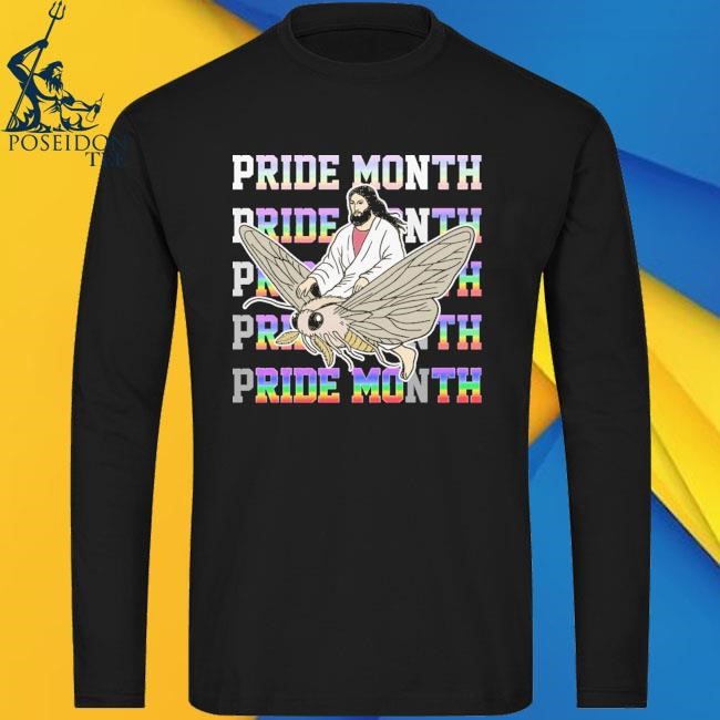 Official Pride Month Ride Moth Shirt, hoodie, tank top, sweater and ...