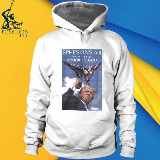 Official Ephesians 6 11 Put On The Full Armor Of God Trump Angel Flag ...