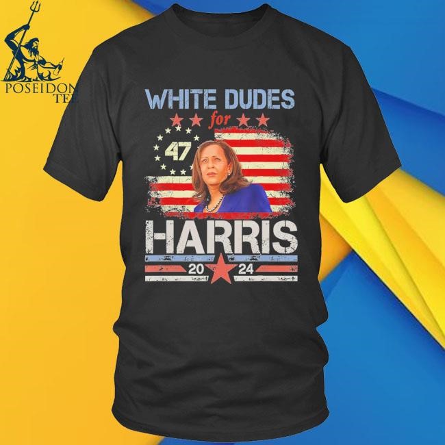 Official White Dudes For Kamala Funny Kamala 2024 Flag America ...