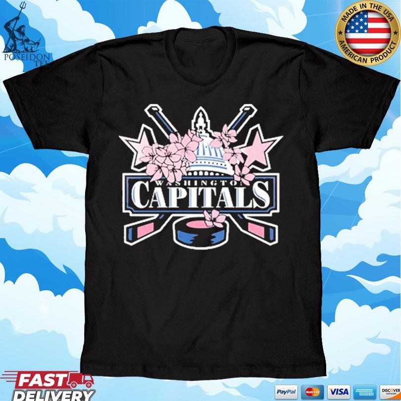 Official Washington Capitals Cherry Blossom T-shirt, hoodie, tank top, sweater and long sleeve t ...