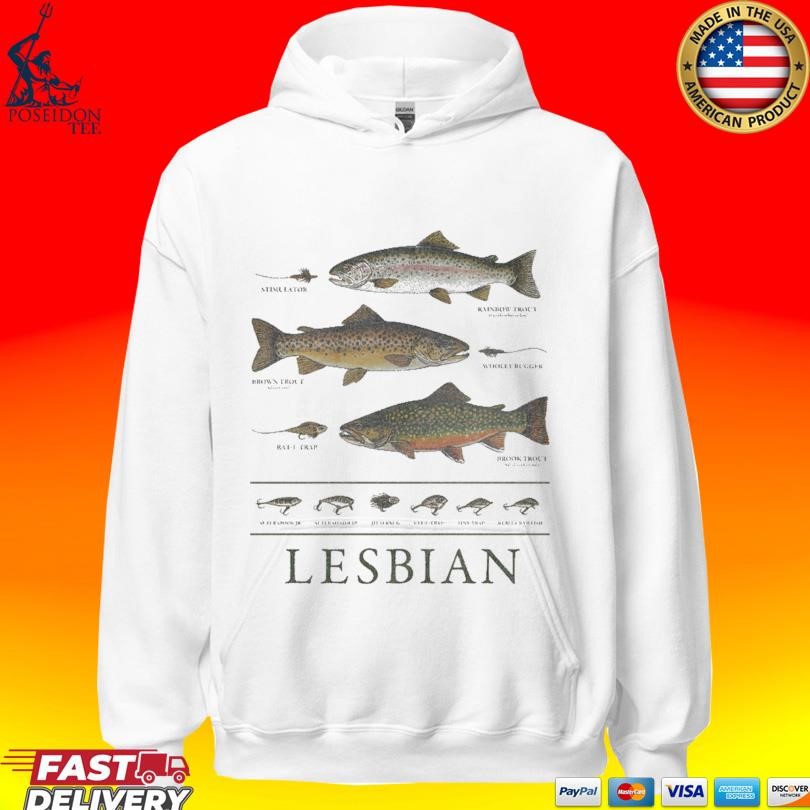 Lesbian Fishing 90s T-Shirt, hoodie, tank top, sweater and long sleeve t-shirt