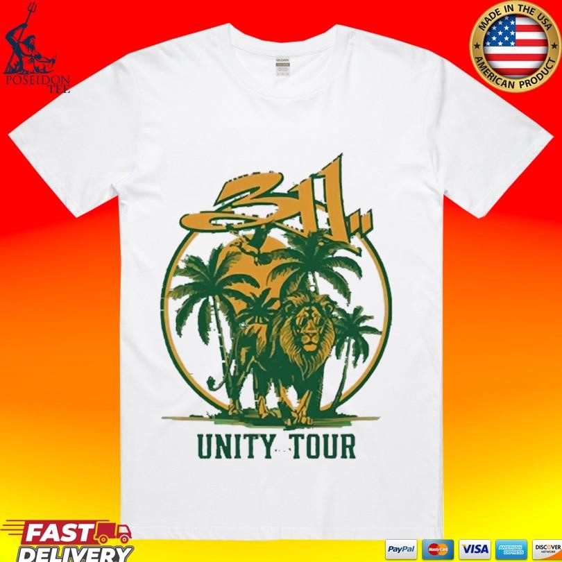 Unity Tour 2025 Green Lion T-shirt, hoodie, tank top, sweater and long ...