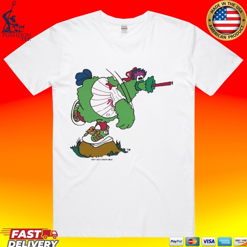 Phillie Phanatic Phillies Pitching Mascot T-shirt, hoodie, tank top ...