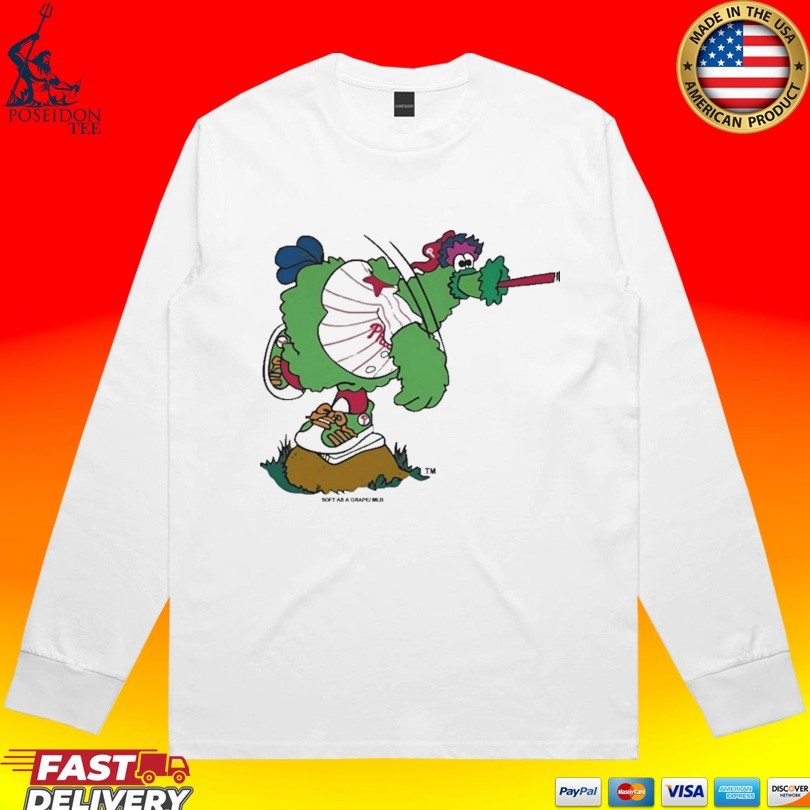 Phillie Phanatic Phillies Pitching Mascot T-shirt, hoodie, tank top ...