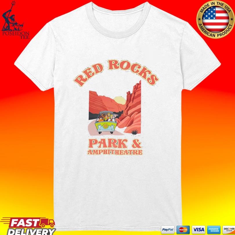 Red Rocks Scooby Doo Park And Amphitheatre T-shirt, hoodie, tank top ...