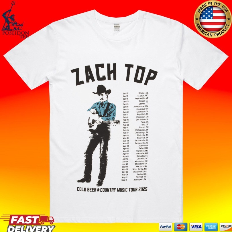 Zach Top 2025 Natural Tour T-shirt, hoodie, tank top, sweater and long ...