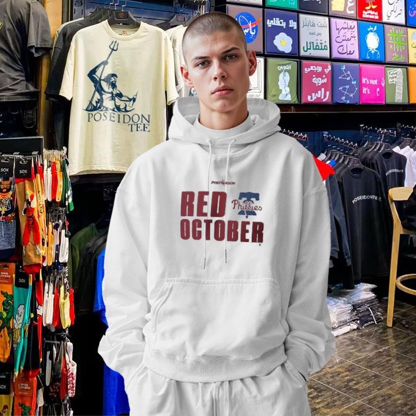 Philadelphia Phillies Mlb Red October Postseason 2025 T-shirt, hoodie ...
