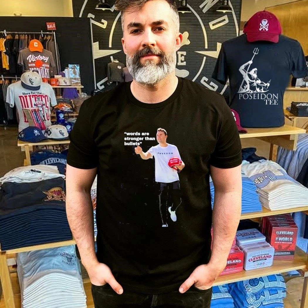 Rip Charlie Words Are Stronger Than Bullets T-shirt, hoodie, tank top ...