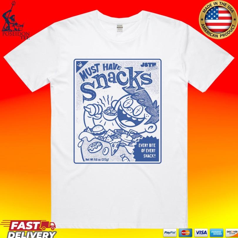 Jstu Cereal Must Have Snack T-shirt, hoodie, tank top, sweater and long ...