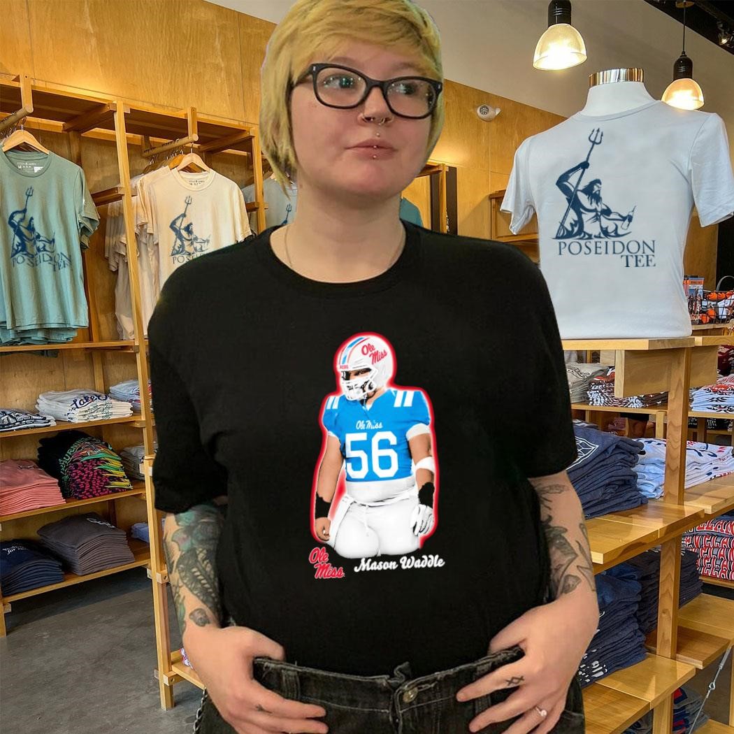 Mason Waddle Ole Miss Pepper Portrait T-shirt, hoodie, tank top ...