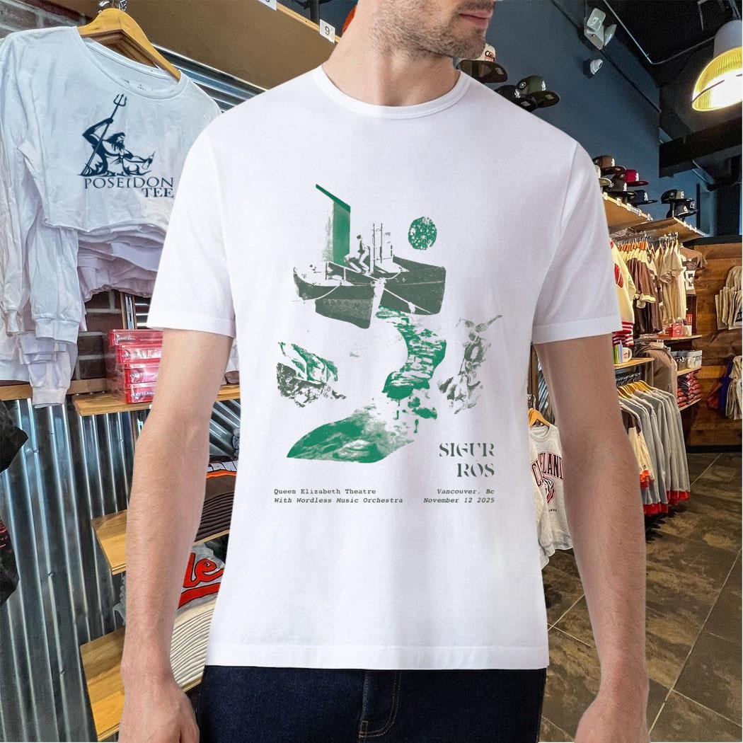 Sigur Ros Nov 12 2025 Queen Elizabeth Theatre In Vancouver Bc T-shirt ...